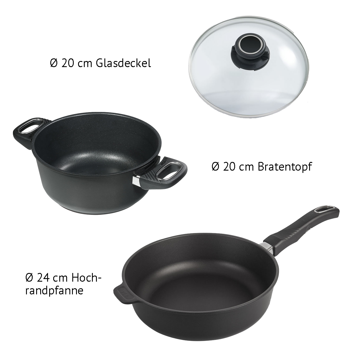 Topf-Set mit Pfanne klein